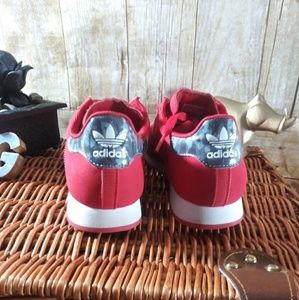 adidas | Shoes | Adidas Samoa Sz 42 Red And Gray Camo | Poshmark